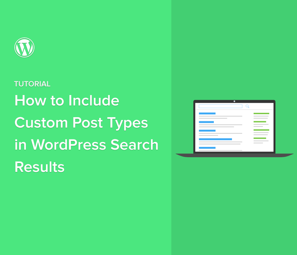 How To Include Custom Post Types In WordPress Search Results Thomas 