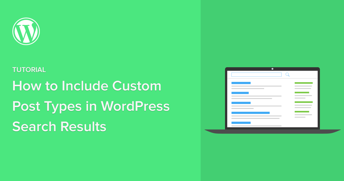 How To Include Custom Post Types In WordPress Search Results Thomas
